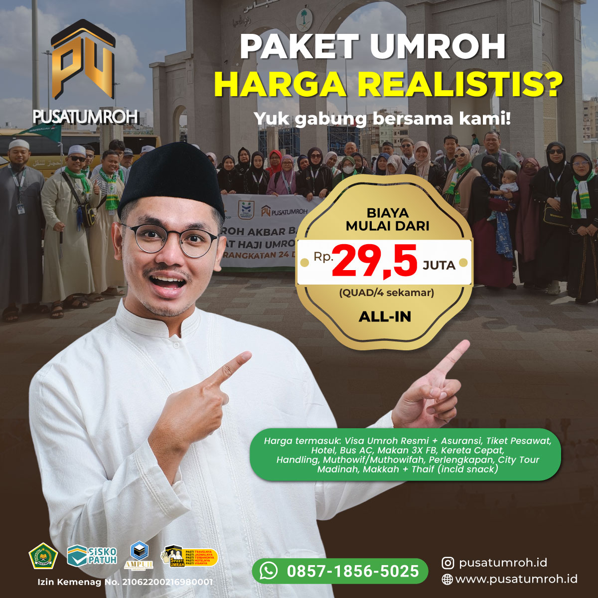 Katalog Paket Umroh 2025 - 2026 Biaya Mulai 24 jutaan