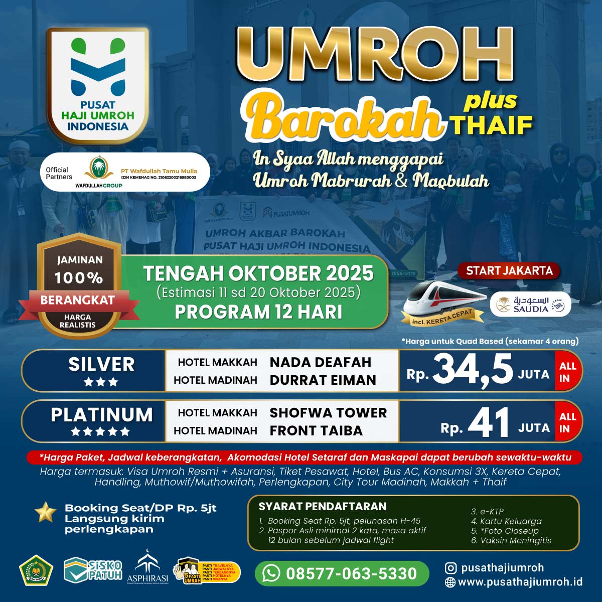 Paket Umroh Februari 2026 Harga Realistis Terjangkau Bergaransi